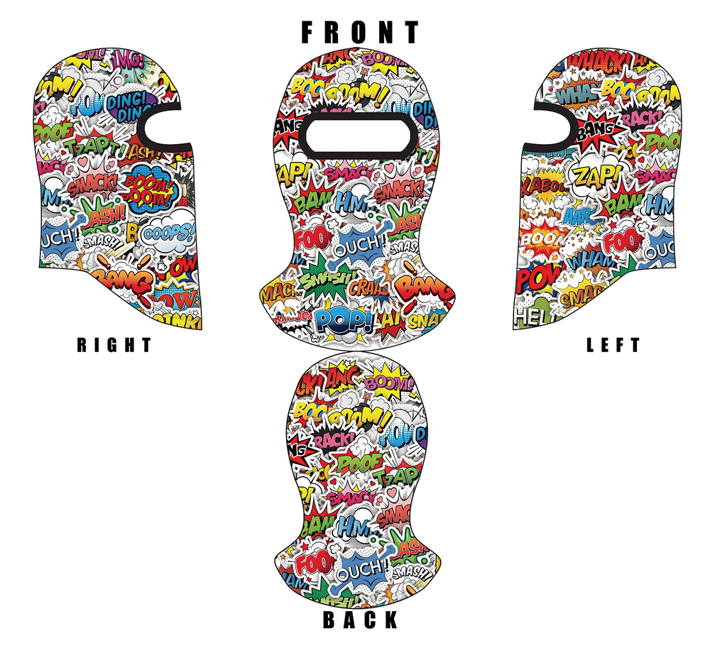 Sticker Bomb Game Day Sports Mask – Youth Fanatics Gear