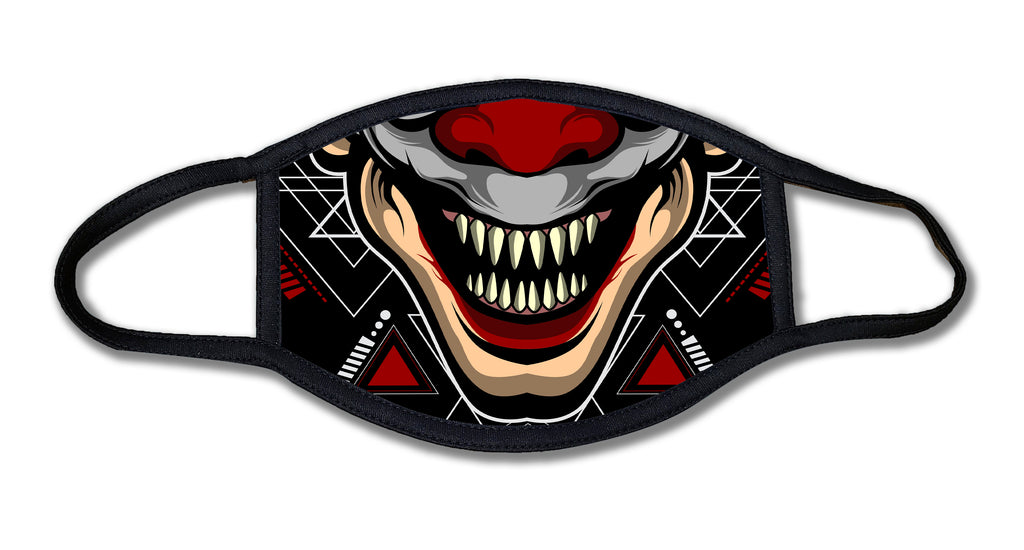 Scary Clown Grin Face Mask – Youth Fanatics Gear